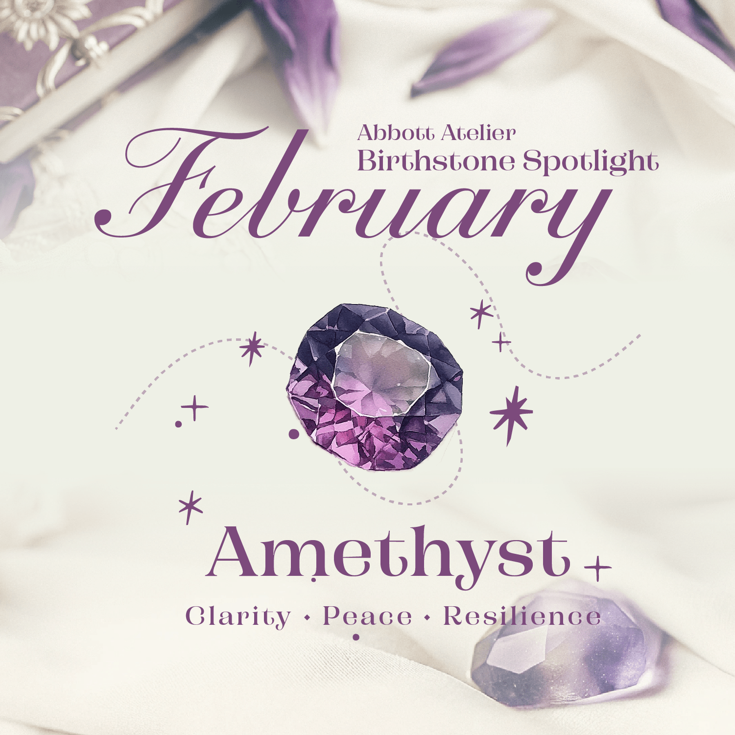 February Birthstone: Amethyst – Abbott Atelier