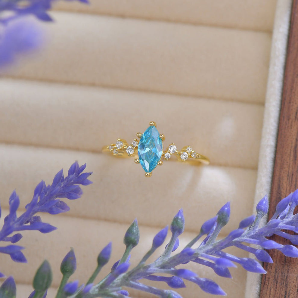 Azure Astra Ring | Abbott Atelier | Artisan Jewelry