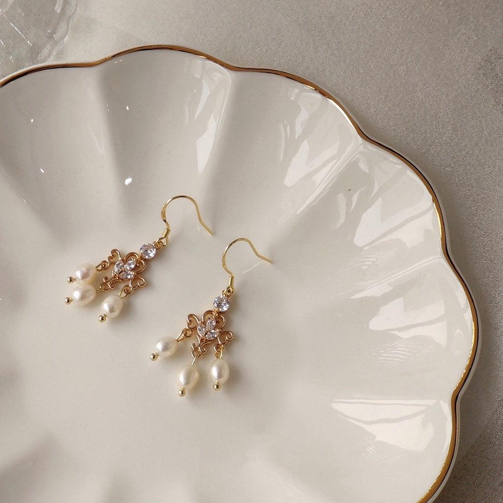 Baroque Earrings - Melanie | Abbott Atelier | Artisan Jewelry