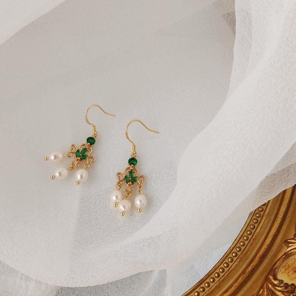 Baroque Earrings - Melanie | Abbott Atelier | Artisan Jewelry