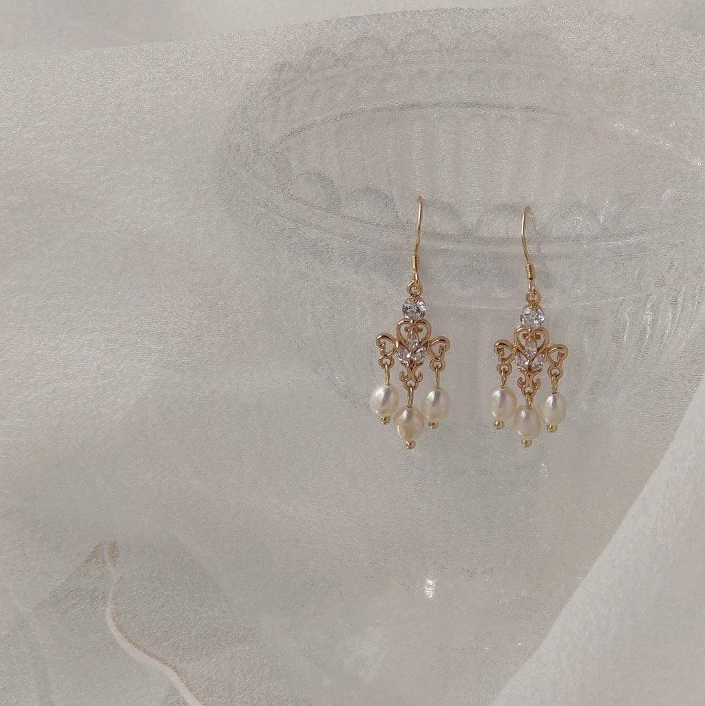 Baroque Earrings - Melanie | Abbott Atelier | Artisan Jewelry