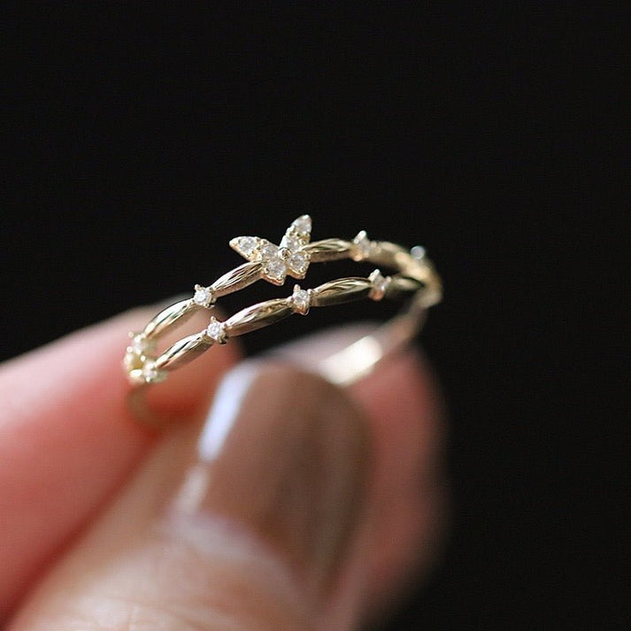Butterfly Ring (Solid Silver) | Abbott Atelier | Artisan Jewelry