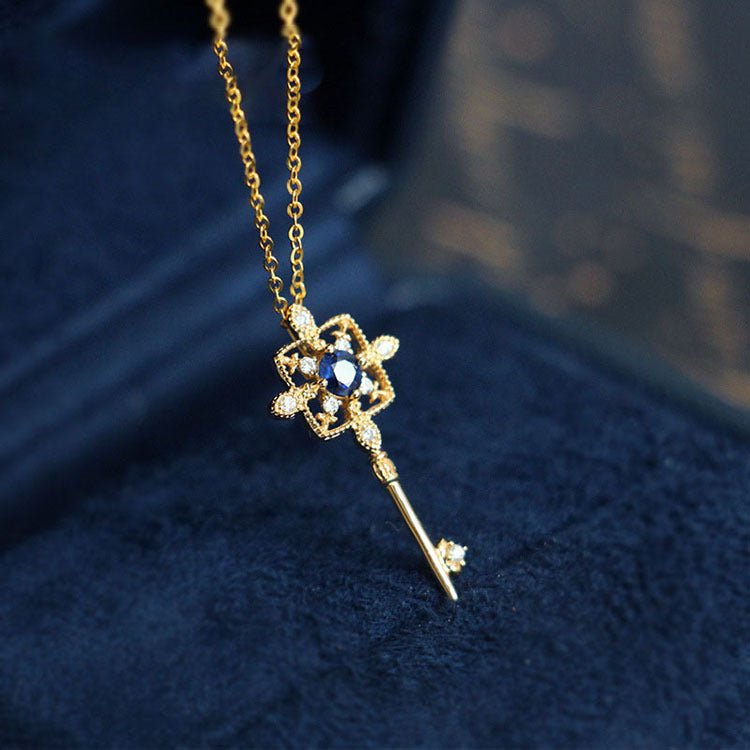 Key Pendant Necklace (Solid Silver) | Abbott Atelier | Artisan Jewelry