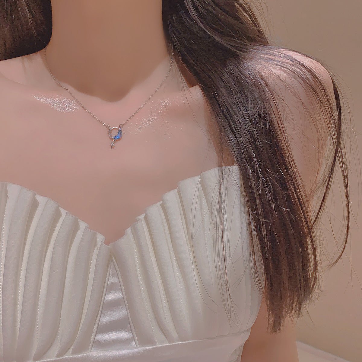 Blue Moon Collection (Earrings/Necklace) | Abbott Atelier | Artisan Jewelry