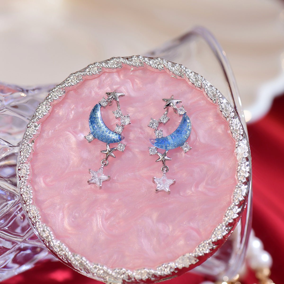 Blue Moon Collection (Earrings/Necklace) | Abbott Atelier | Artisan Jewelry