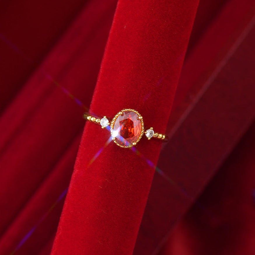 Scarlet Prima Ring | Abbott Atelier | Romantic Jewelry